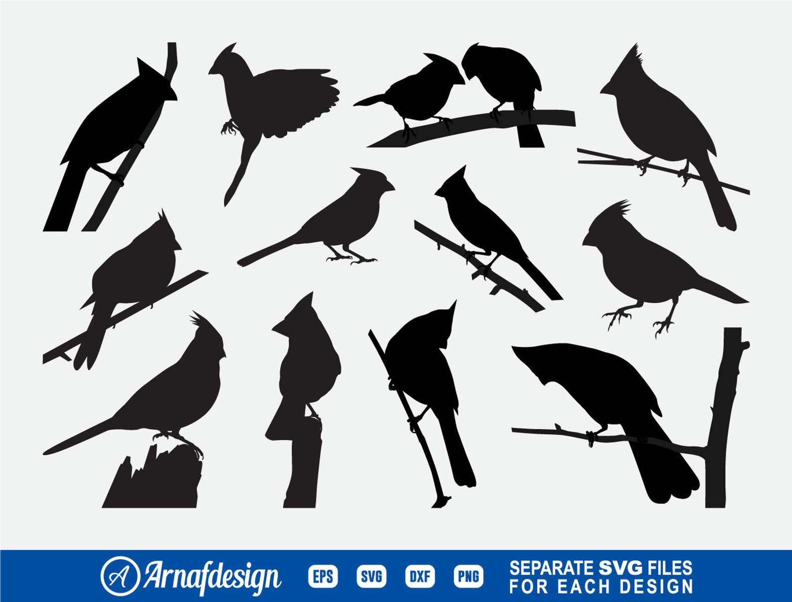Cardinal SVG, Cardinal Bird Svg, Bird Svg, Cardinal Layered Svg ...