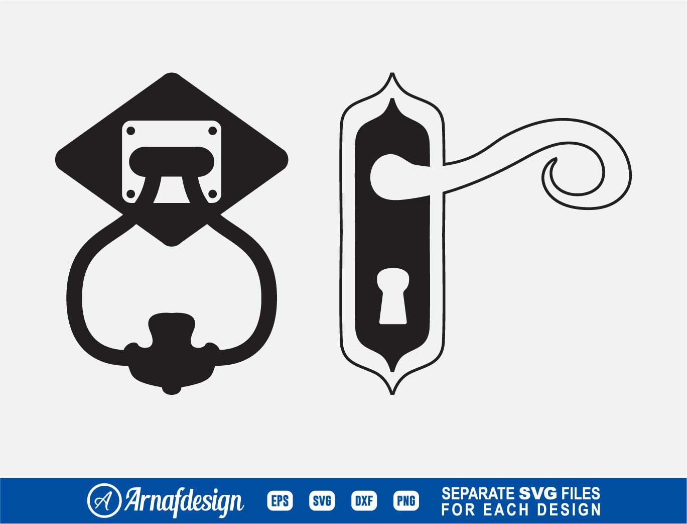 Door Handle SVG, Door Knobs Svg, Knockers Svg, Door Svg, Handle Svg ...