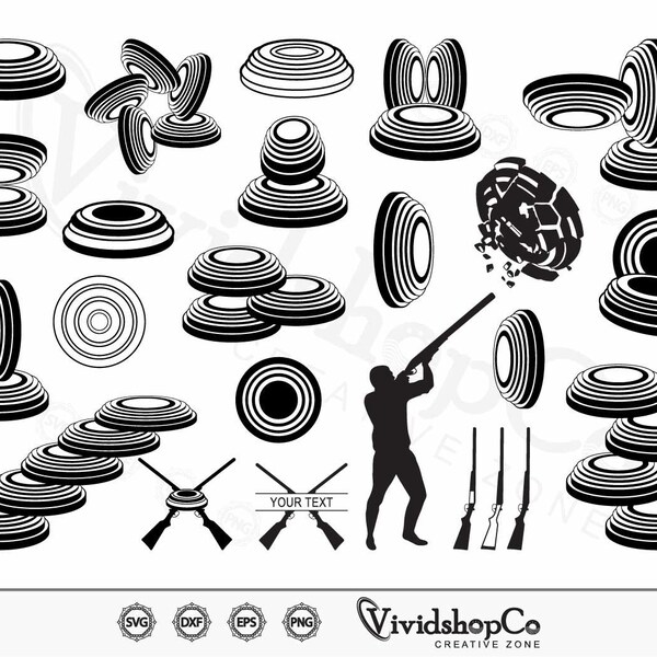 Trapshooting Svg - Etsy