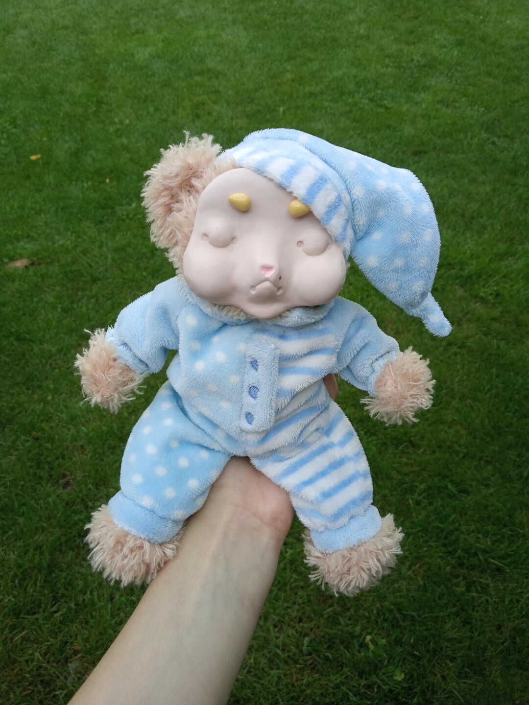 Sleepy Baby Bear. Handmade Rushton Toy Melanie Martinez Inspired. - Etsy