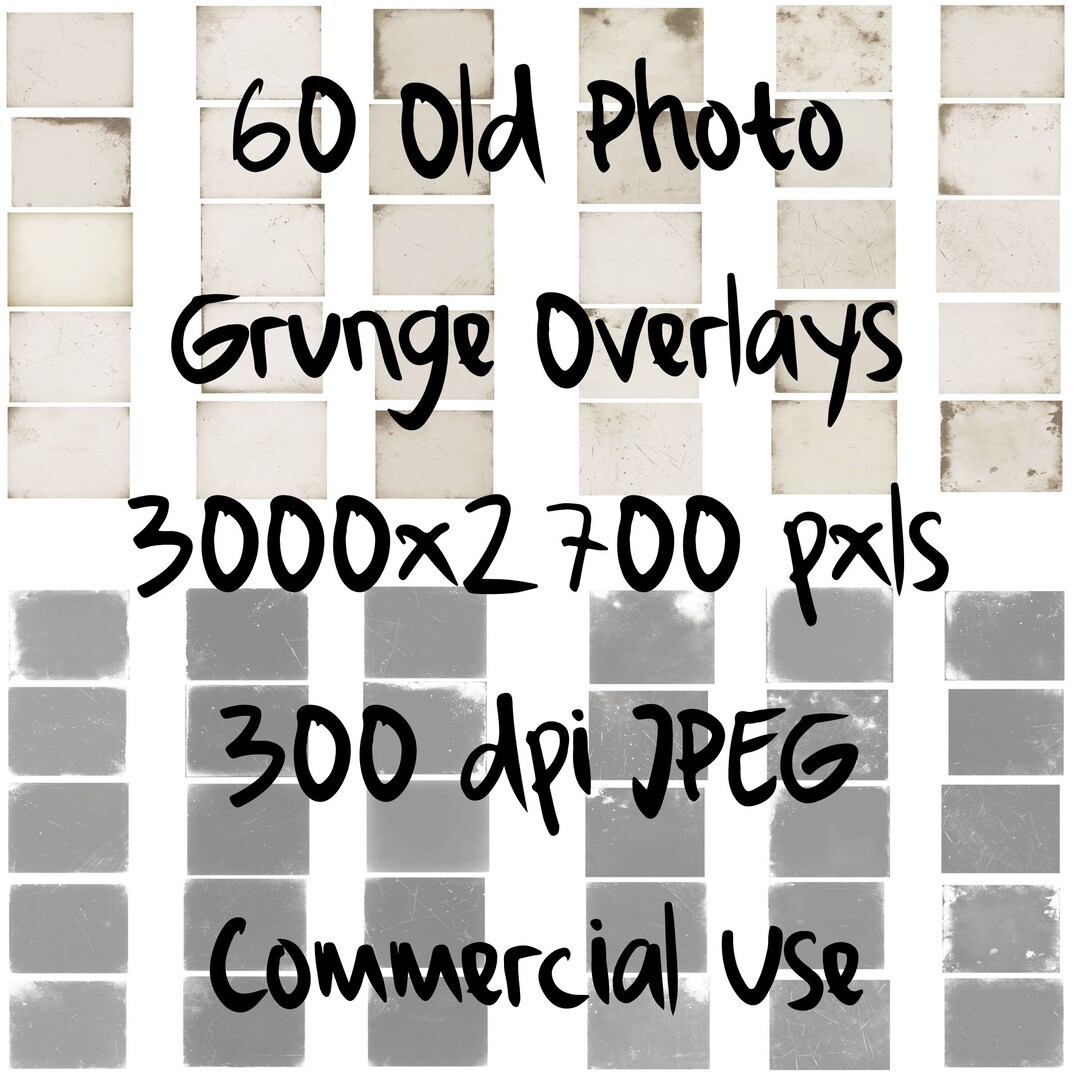 60 Grunge Old Photo Overlay Effects, Distressed Brown Textures, Antique ...