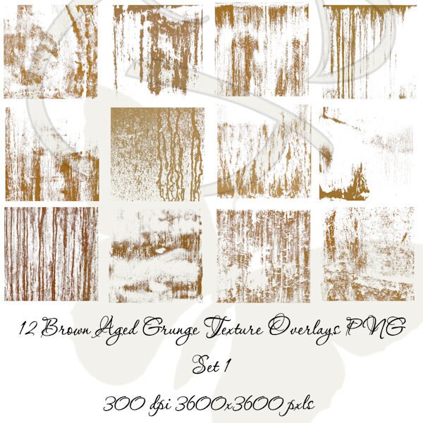 Brown Grunge - Etsy