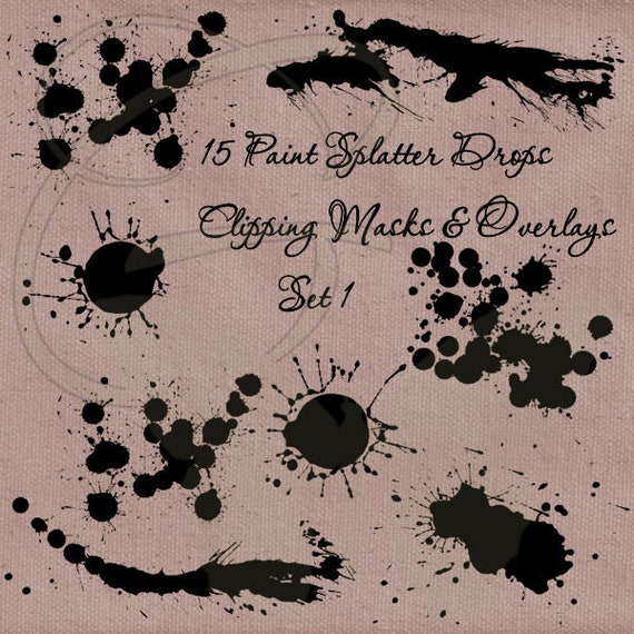 Paintball Splatter On Mask