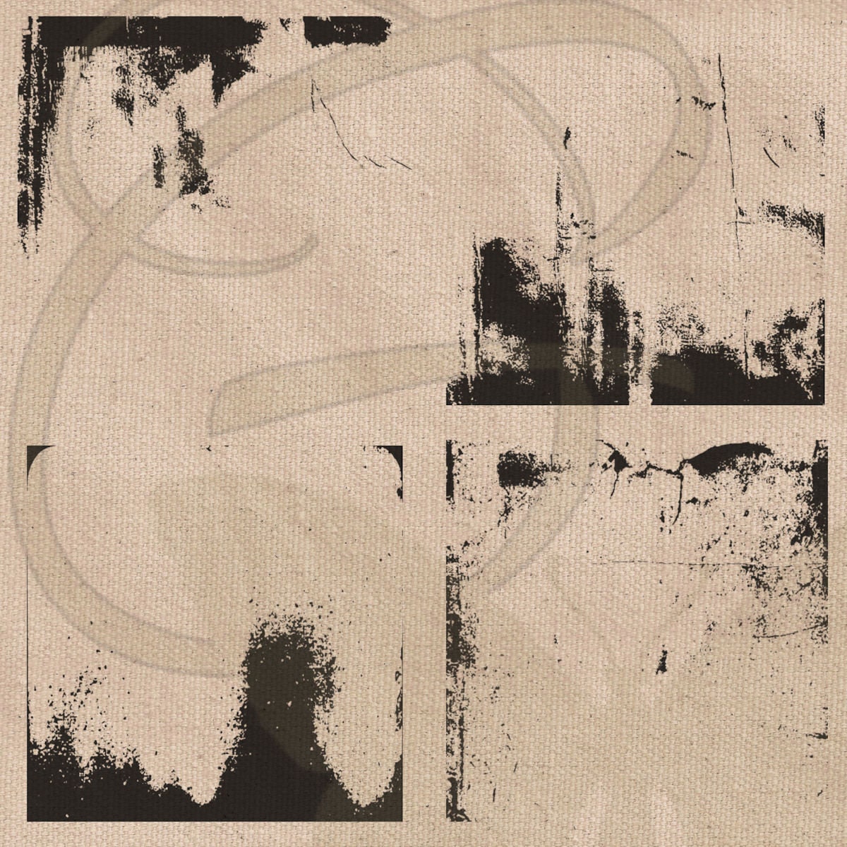 Digital Grunge Edge Paint Smudge Texture Transparent Overlay - Etsy