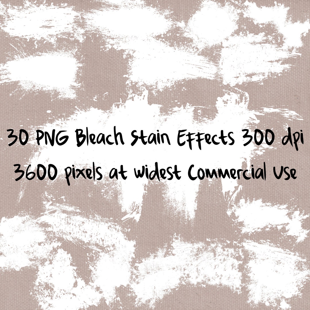 Bleach Splatter PNG Overlay: Grunge Texture, Commercial Use (digital ...