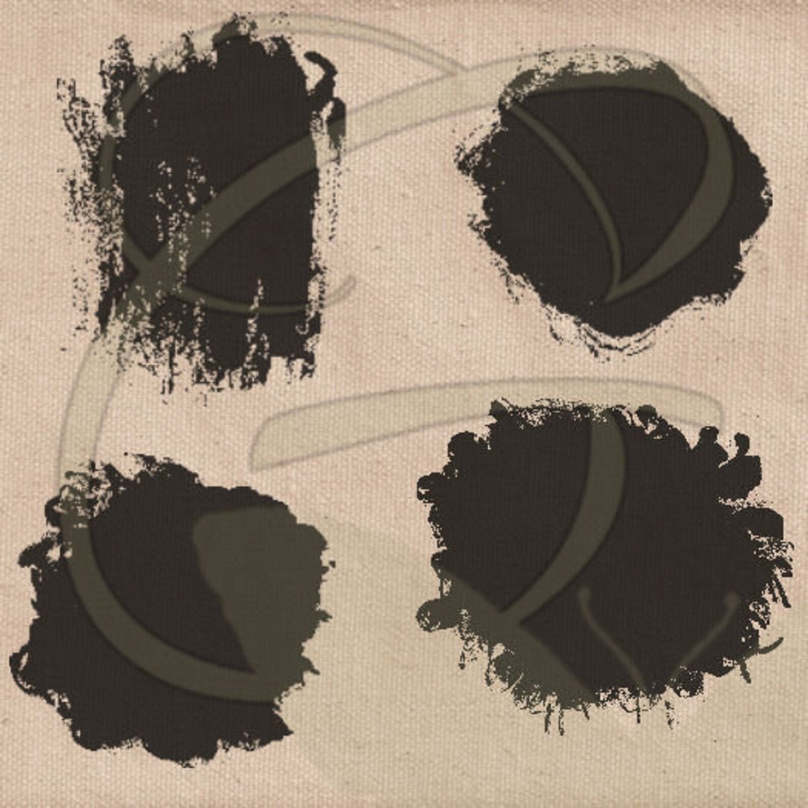 Mixed Paint Smudge Grunge Transparent Overlay Photo Effect Old | Etsy