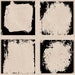 Digital Grunge Paint Smudge, Brush Stroke Square Frame, Transparent ...