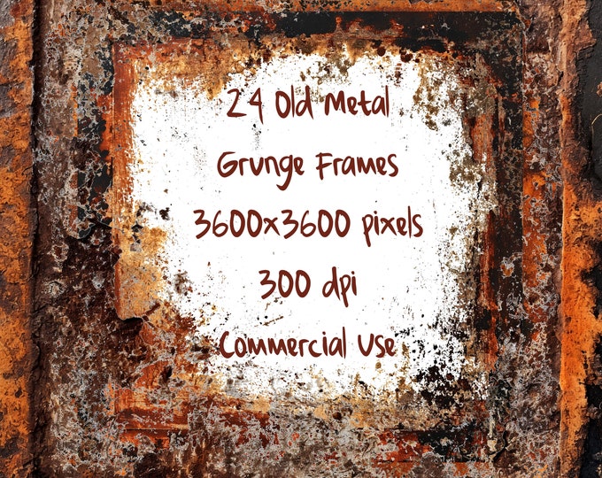Rust Texture Frame PNG - Overlay Effect, Grunge Light Brown Rusty ...