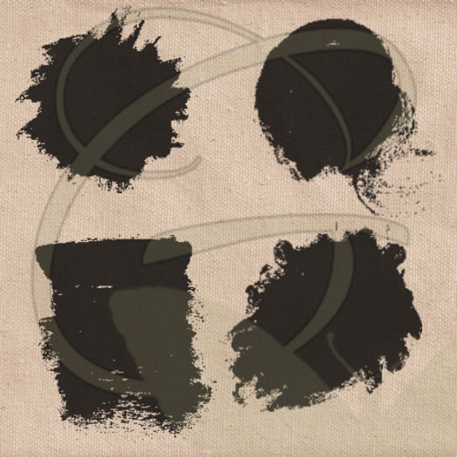 Mixed Paint Smudge Grunge Transparent Overlay Photo Effect Old | Etsy