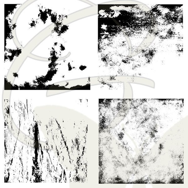 Digital Grunge Paint Smudge Transparent Overlay Photo Effect - Etsy