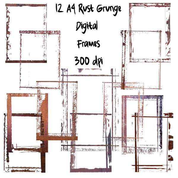 Distressed Frames - Etsy