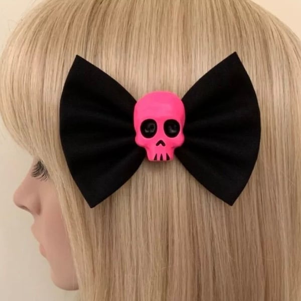 Skull Hair Clips - Etsy