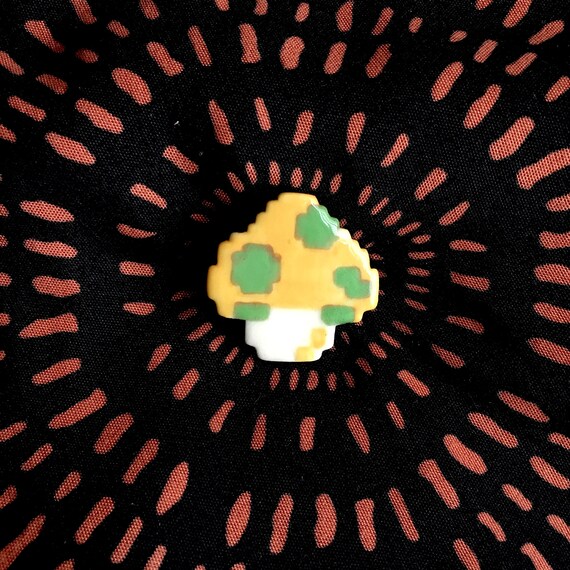Extra Life Mushroom 8-Bit Nintendo Super Mario | Etsy