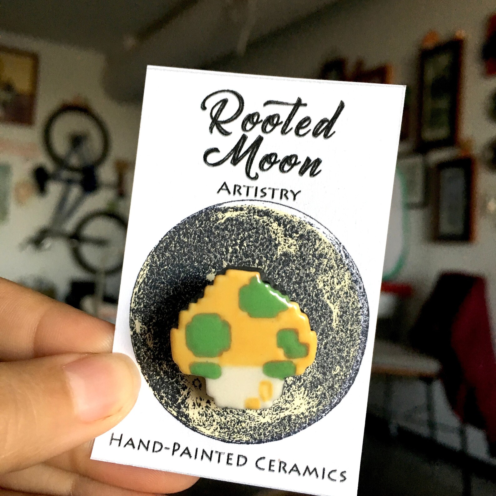 Extra Life Mushroom | 8-bit | Nintendo | Super Mario Bros | Pin - Etsy