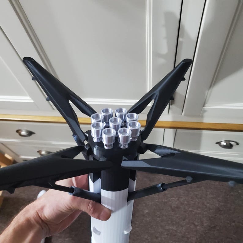 Spacex Falcon 9 Crew Dragon Rocket Model - Scale 1/48 1400mm 55inch ...