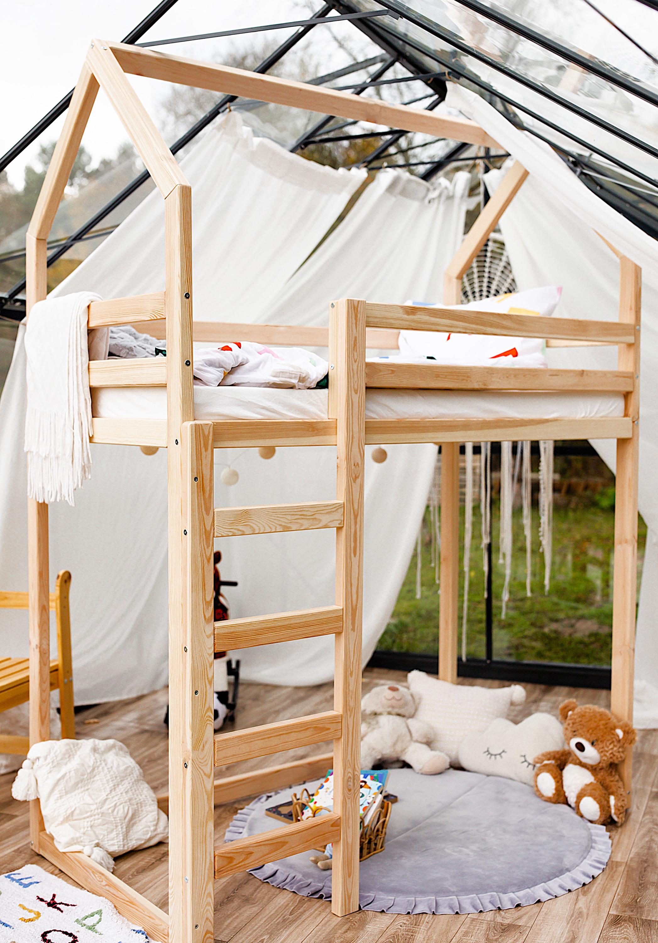 Mezzanine Bed 90cm, Bunk Bed, Mezzanine Bed, Montessori Bed, House Bed ...
