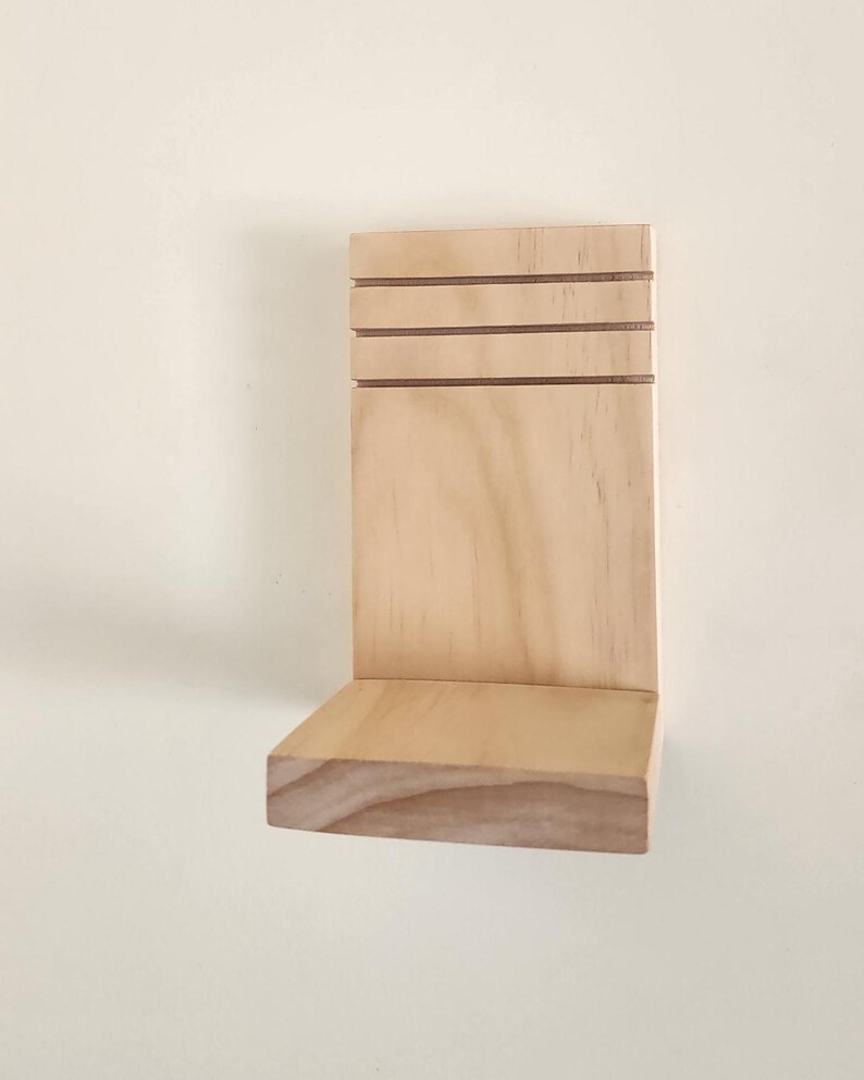Stylish Floating Shelf | Plant Shelf | Wall-mounted Pine Shelf | Modern ...