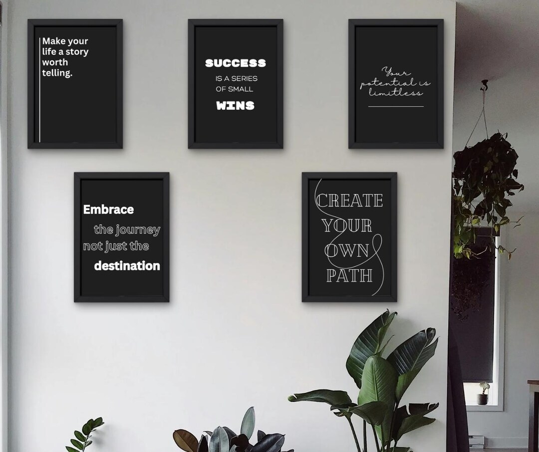 Motivational Poster, Motivational Quotes, Minimalistic Poster - Etsy