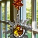 Crystal Pewter Sun Suncatcher for Car Mirror or Home Window in - Etsy