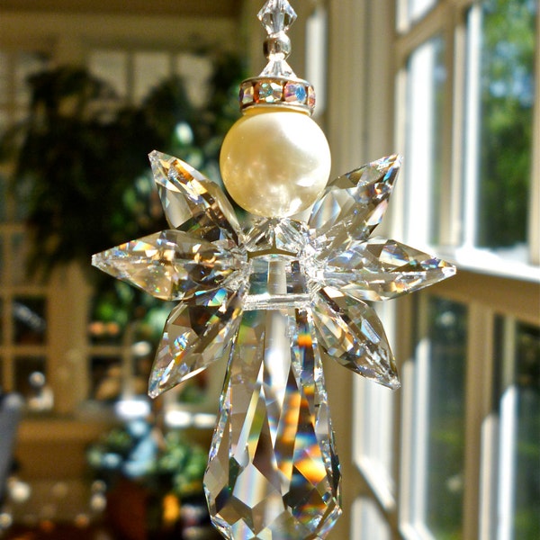 Crystal Hanging Guardian Angels - Etsy