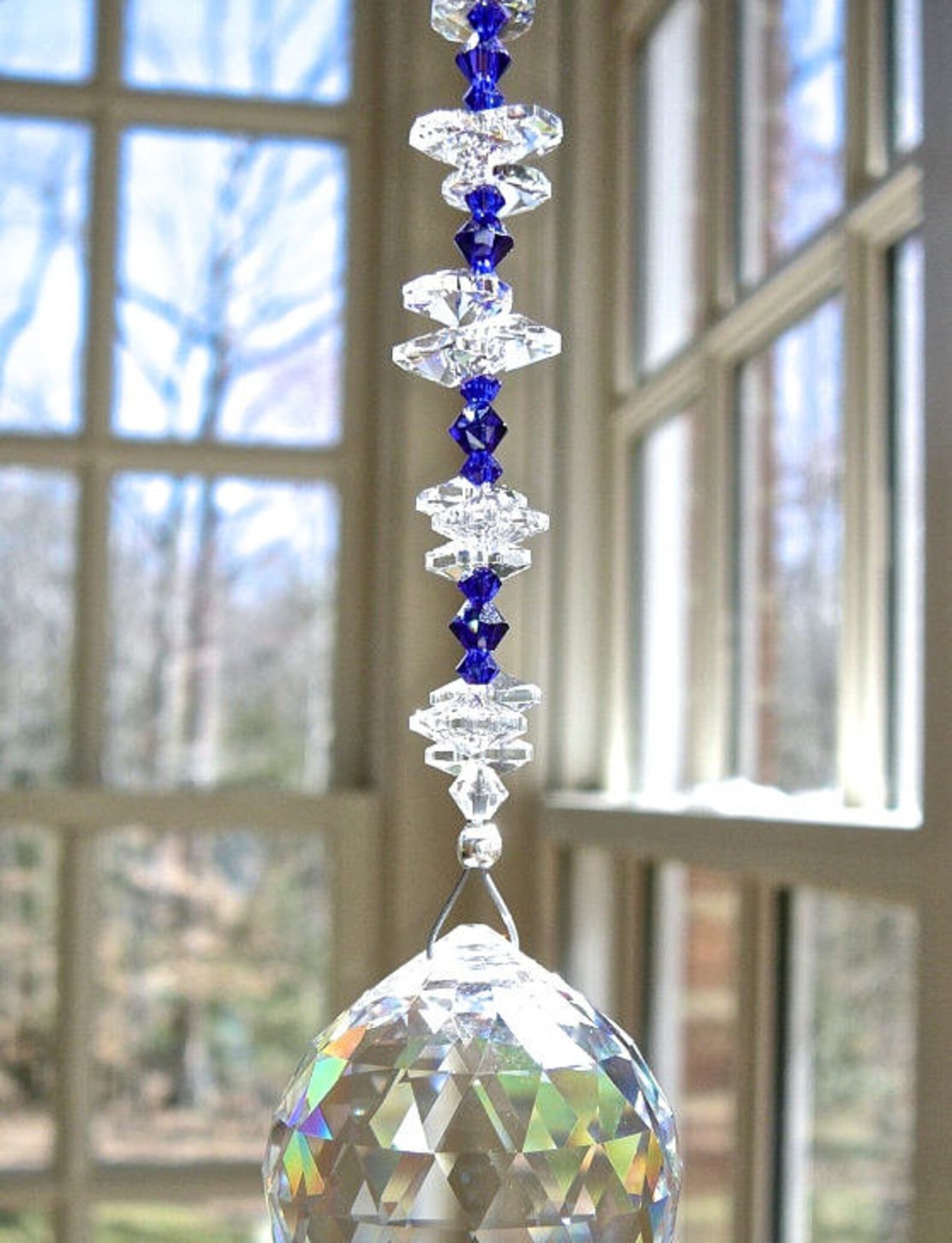 Crystal Suncatcher Rainbow Maker Made With Swarovski Crystal | Etsy