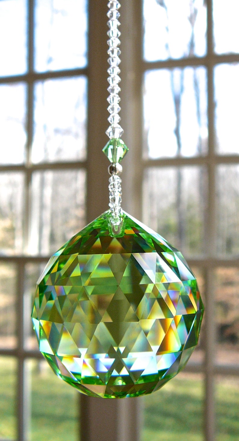 Beautiful Rainbow Suncatcher Prism Made With a Large 40mm - Etsy