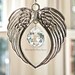 ANGEL WINGS Car Charm Suncatcher, Made With Pewter Wings and Swarovski ...