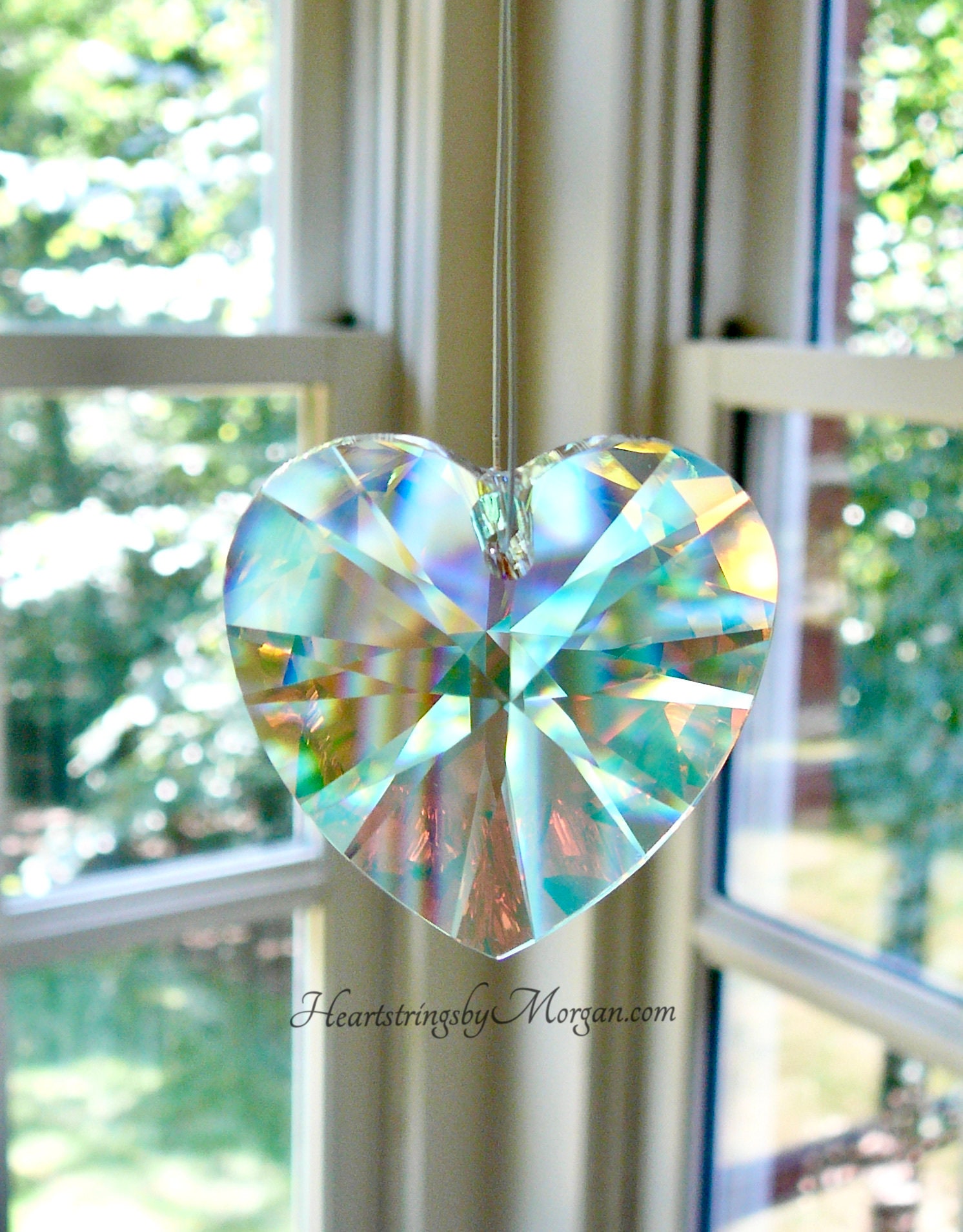 Genuine Swarovski Crystal Heart Prism 2nds Only 40mm - Etsy