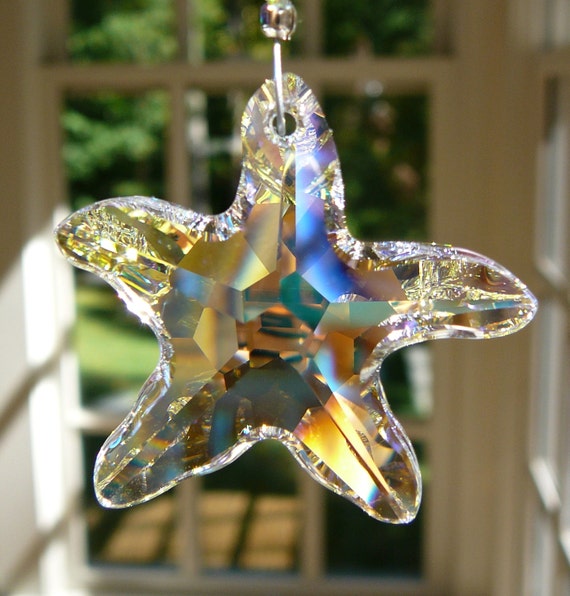 Mer De Cristal Collier étoile De Mer En Cristal Swarovski, Bijoux De