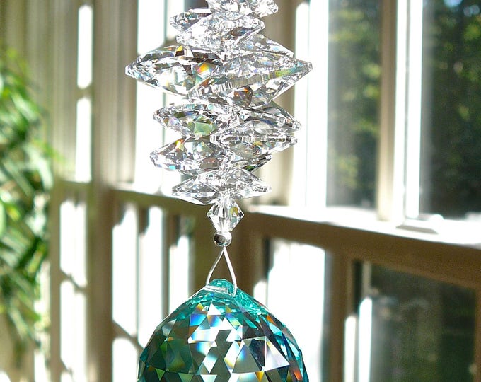 Crystal Ball Suncatcher, Window Hanger, Rainbow Maker Prism Available ...