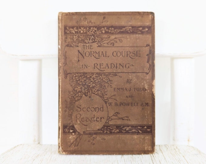 Antique Reader Book, Vintage Child Book, Vintage Reader, Antique Second ...