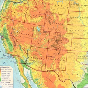 Vintage Pull Down Map of United States Vintage USA School - Etsy