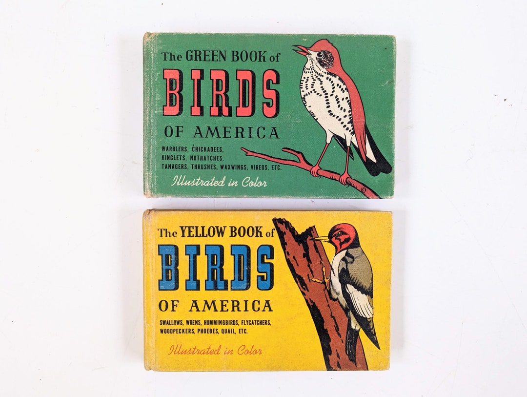 Vintage Bird Book Vintage Birds of America Book Pair of Bird - Etsy