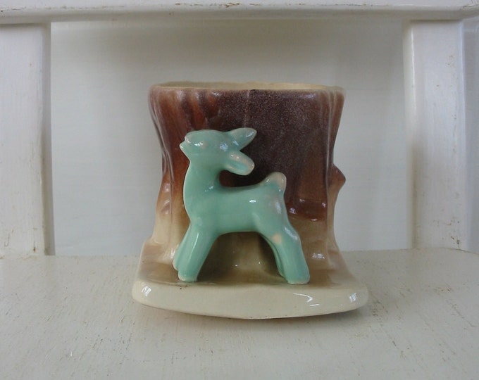 Pottery Planter Deer Ceramic Woodland Nursery Decor - Etsy