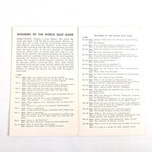 Vintage Picture Flash Cards, Vintage Wonders of the World Flash Cards ...