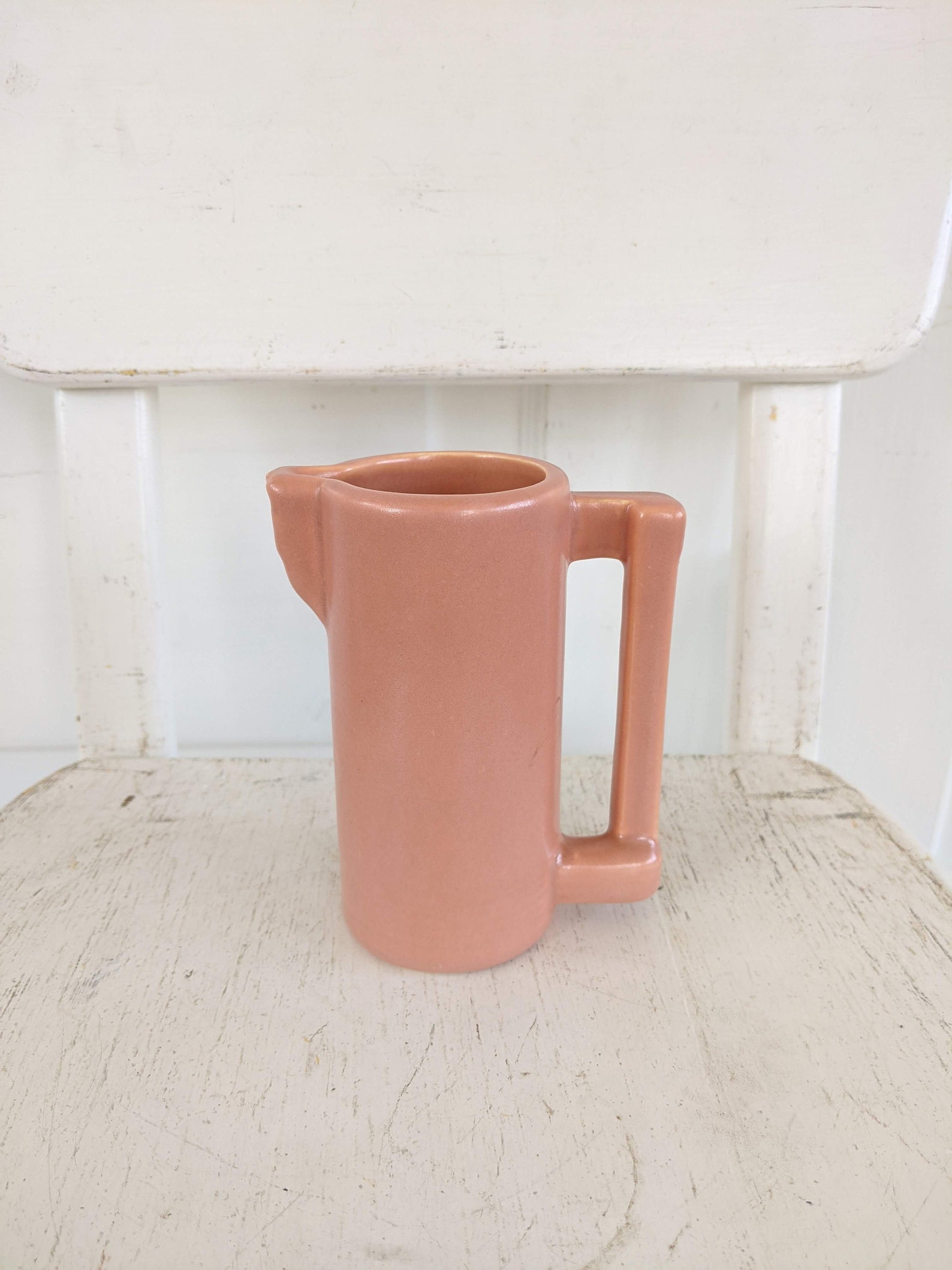 Pair of Small Vintage Pitchers Small Pink Pottery Pitcher - Etsy