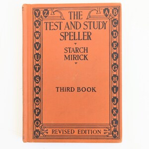 Antique Childrens Book, Antique Spelling Book, Antique School Book ...