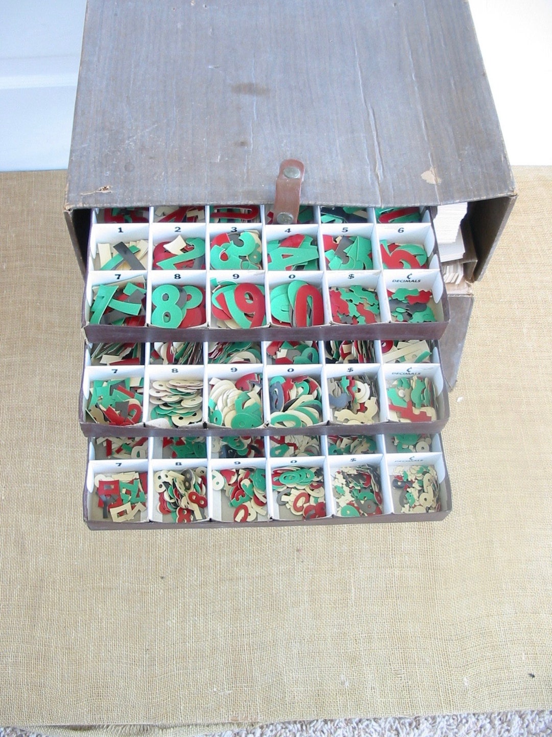 Vintage Letters Numbers, Vintage Sign Making Kit, Vintage Supplies ...