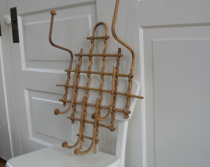 Vintage Bamboo Hat Rack - Etsy