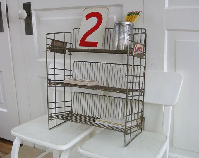 Vintage Wire Metal Shelf Rack Store Display Lance Candy Crackers - Etsy