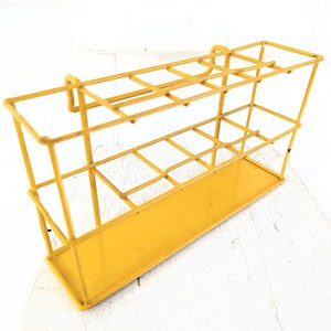 Vintage Yellow Rack, Vintage Yellow Store Display, Vintage Yellow Shelf ...