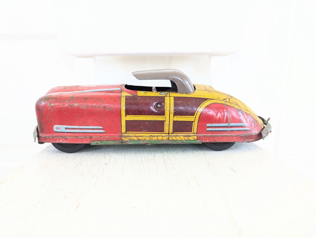 Vintage Metal Car, Vintage Toy Car, Metal Toy Car, Vintage Metal ...