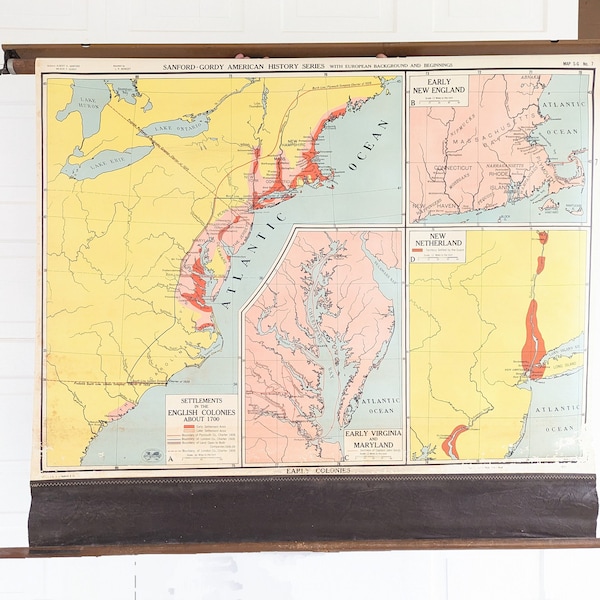 Pull Down Map - Etsy