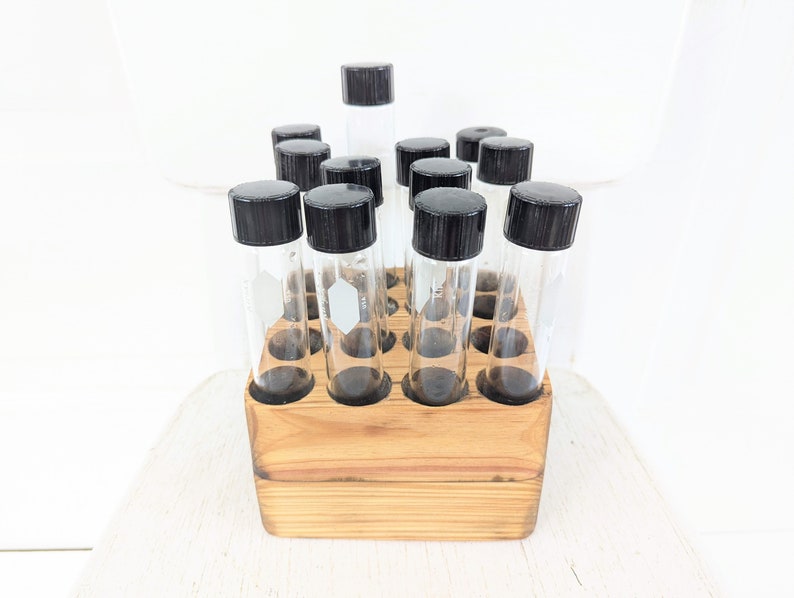 Vintage Test Tube Rack Wood Science Rack Vintage Science - Etsy