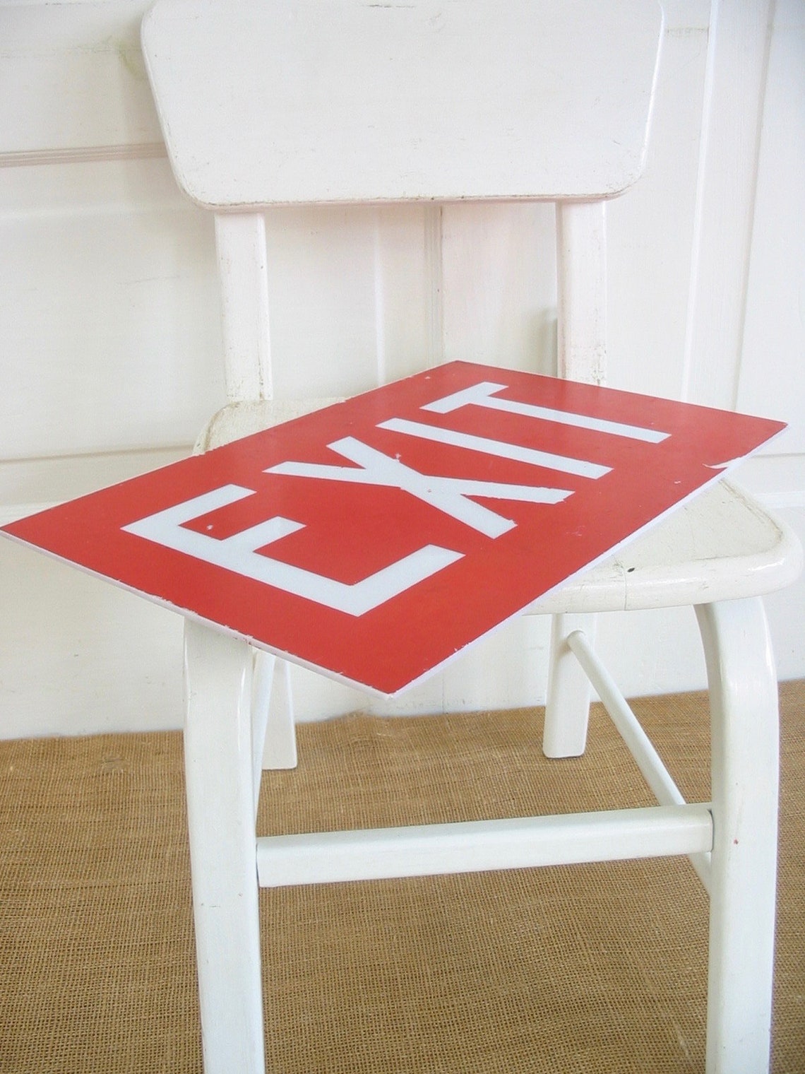 Vintage Exit Sign Vintage Sign Glass Sign Vintage Exit | Etsy