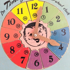 Vintage Wood Puzzle, Telling Time Puzzle, Vintage Timmy Time Puzzle ...