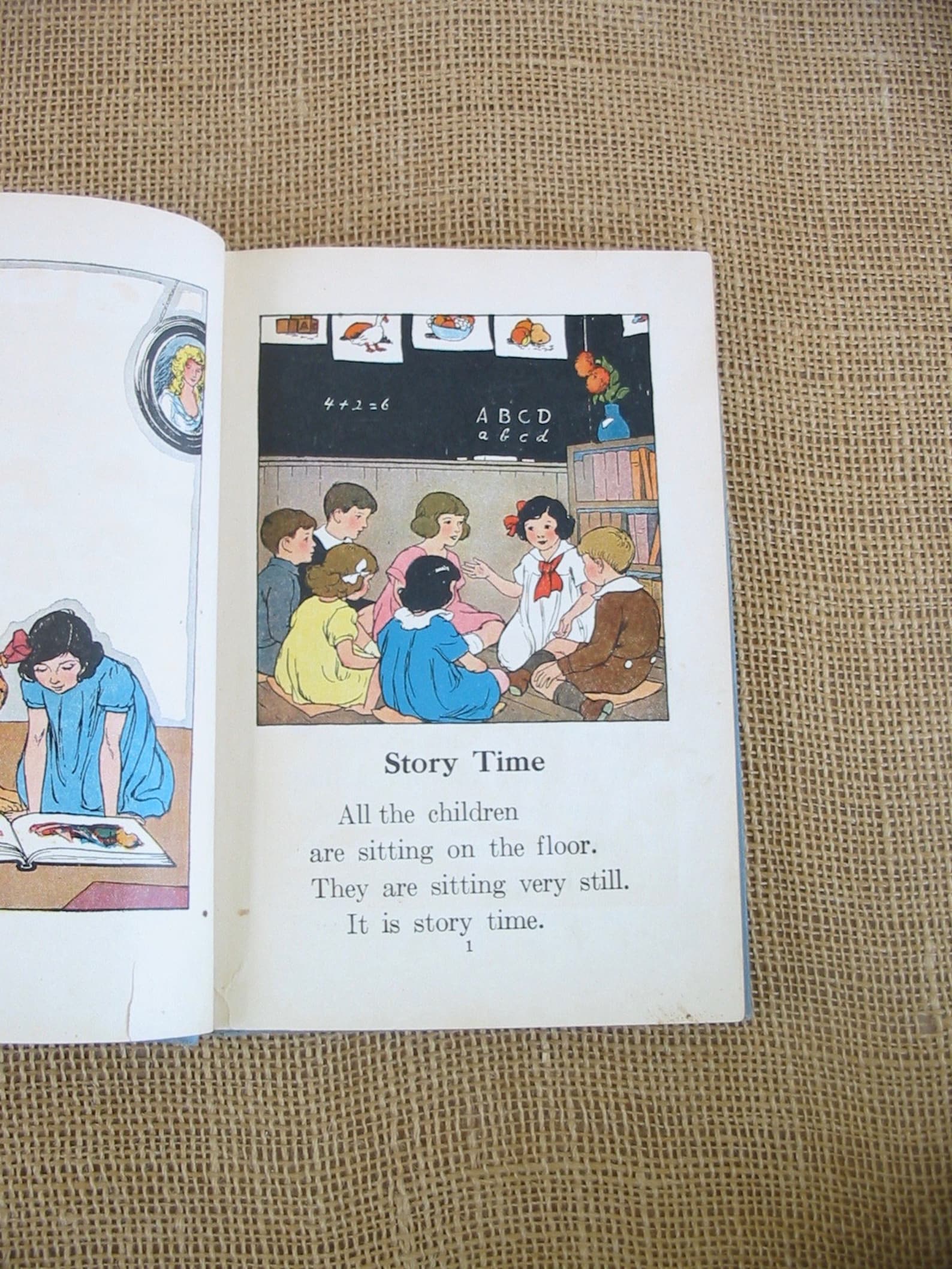 Vintage Child Book Vintage School Reader Vintage Child | Etsy