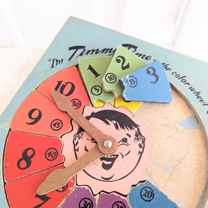 Vintage Wood Puzzle, Telling Time Puzzle, Vintage Timmy Time Puzzle ...