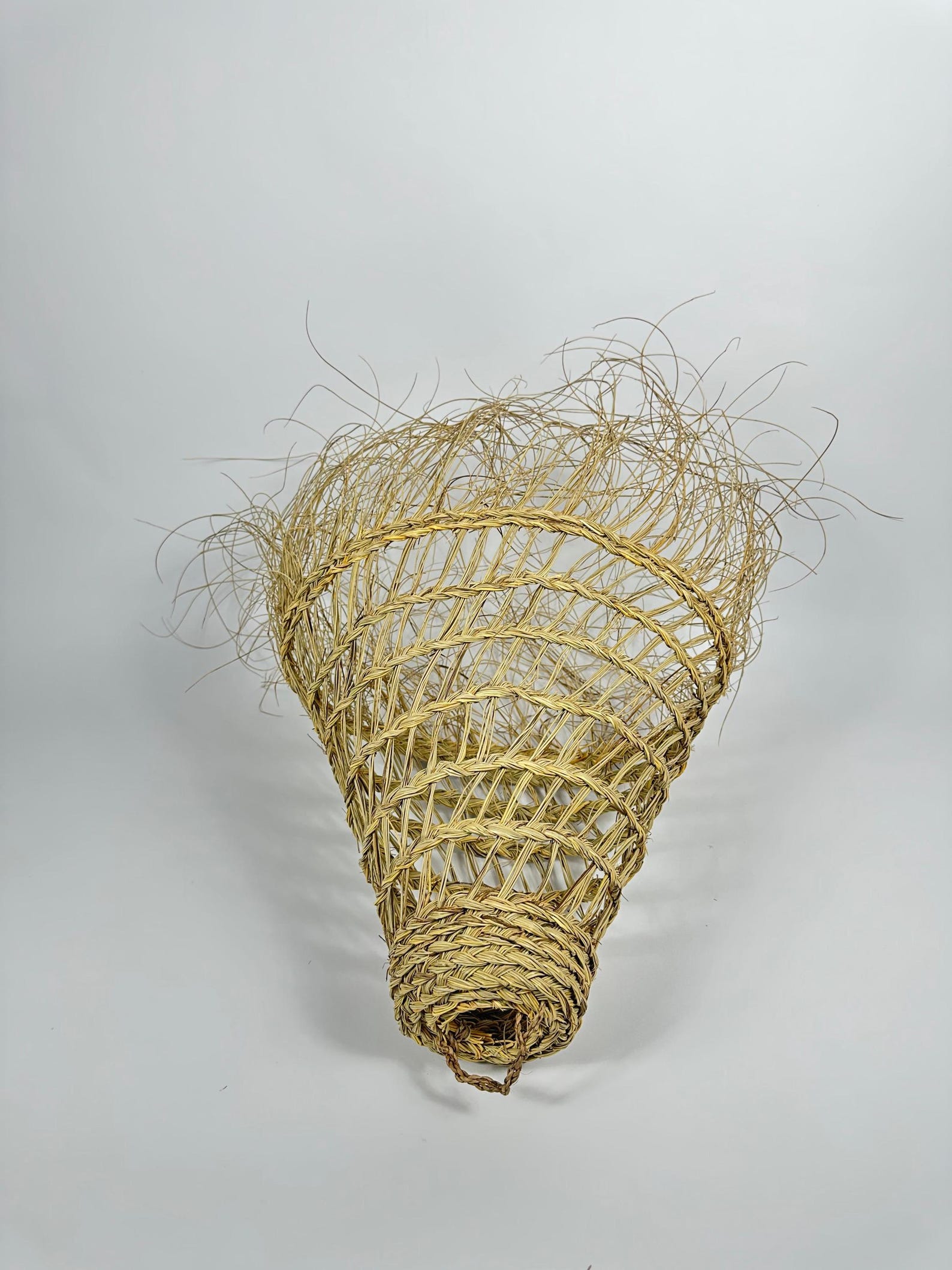 Eco-friendly Boho Straw Pendant Light With a Unique Woven Lampshade - Etsy