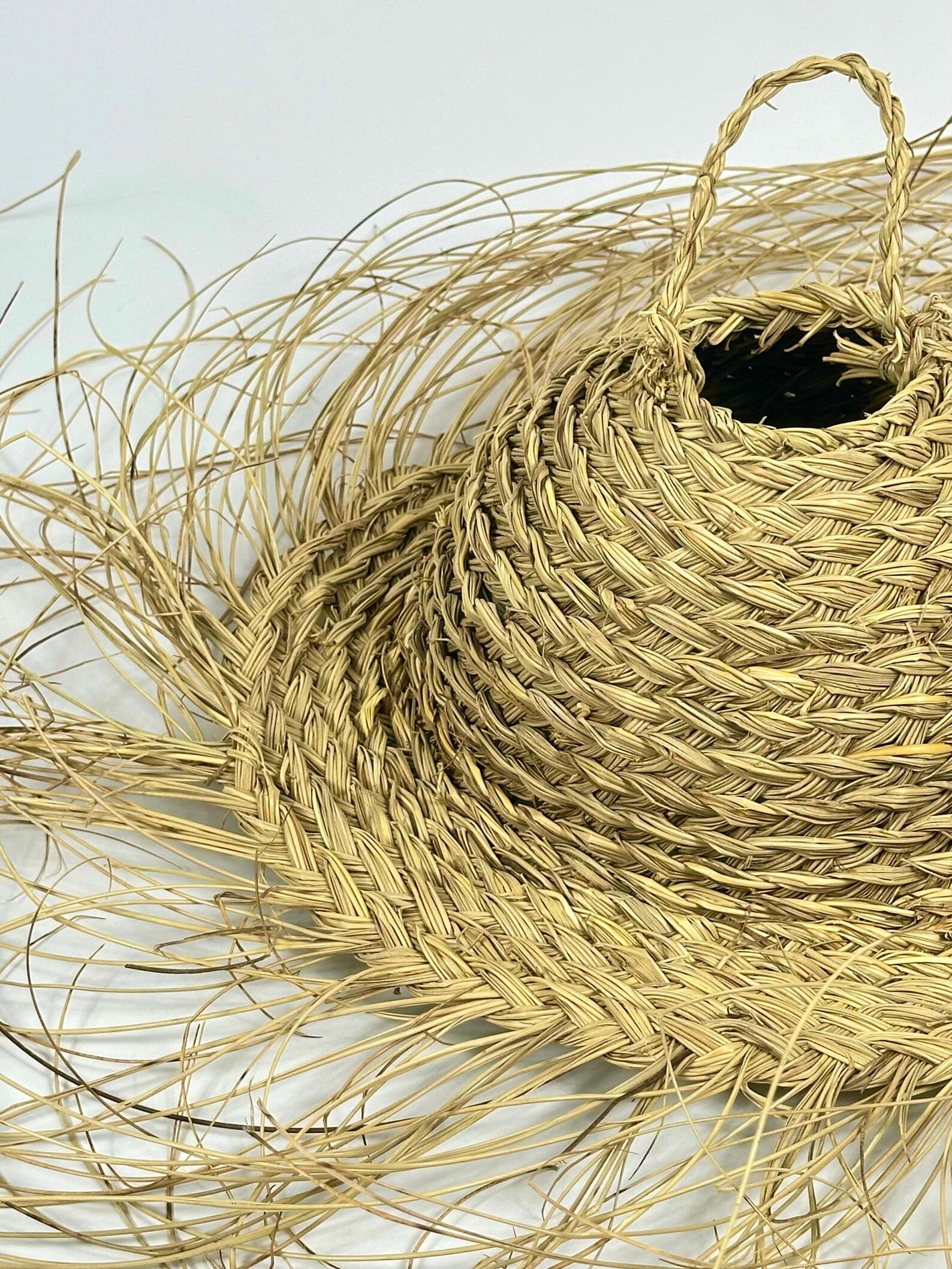 Moroccan Boho Straw Pendant Light – Eco-friendly Woven Straw Lampshade ...